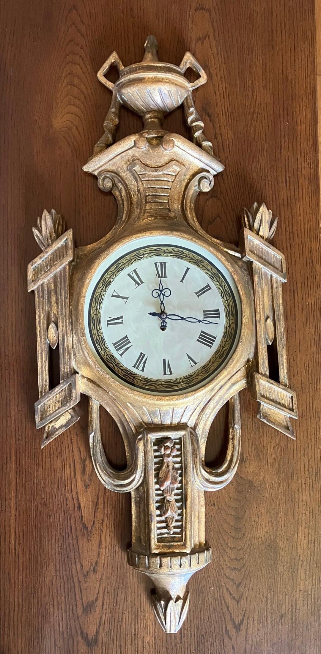 Neoclassical Giltwood Clock - Etsy