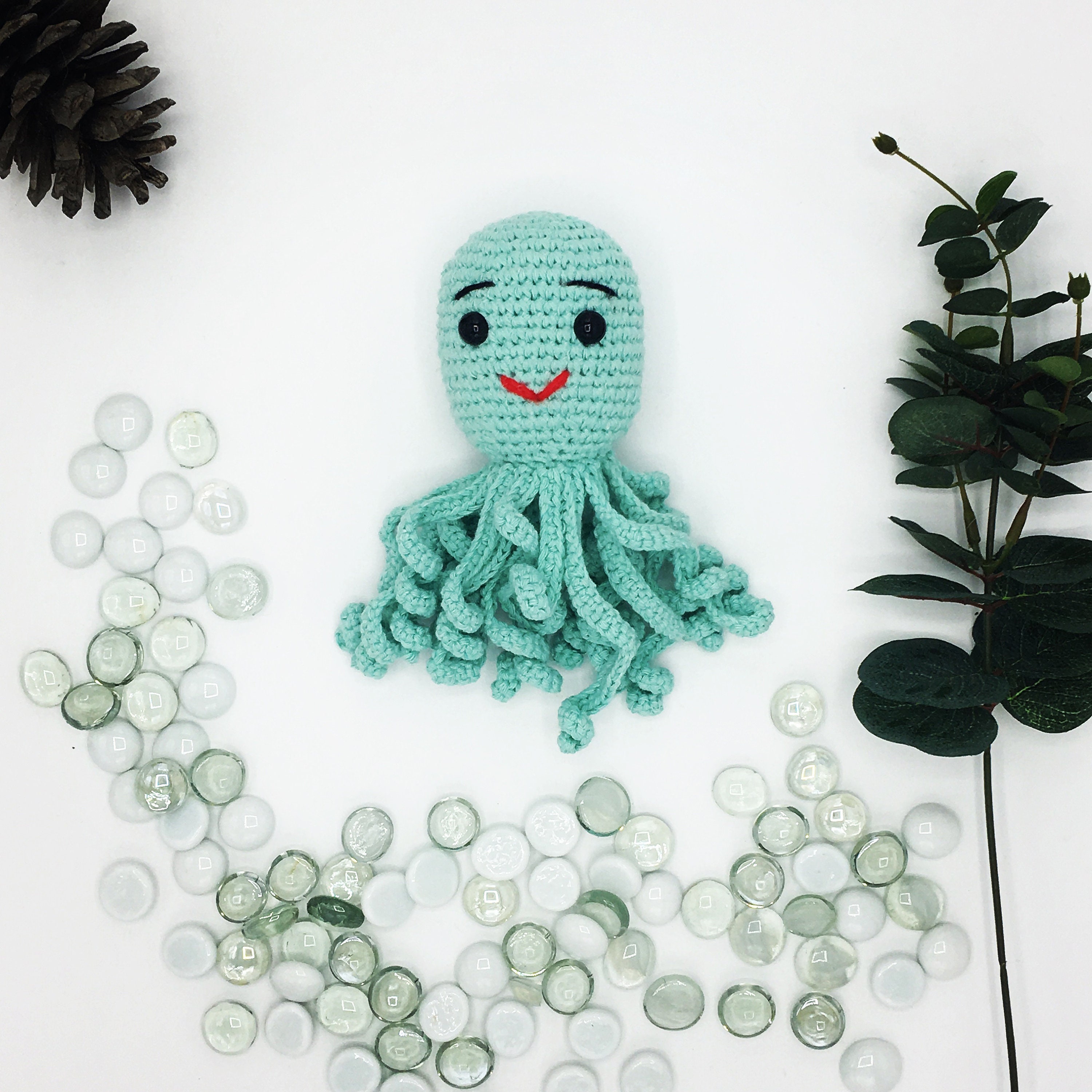 Handmade Octopus Made of 100% Cotton Yarn - Etsy