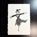 Turnip Scarecrow Handmade Mini-print Linocut Anime Art - Etsy