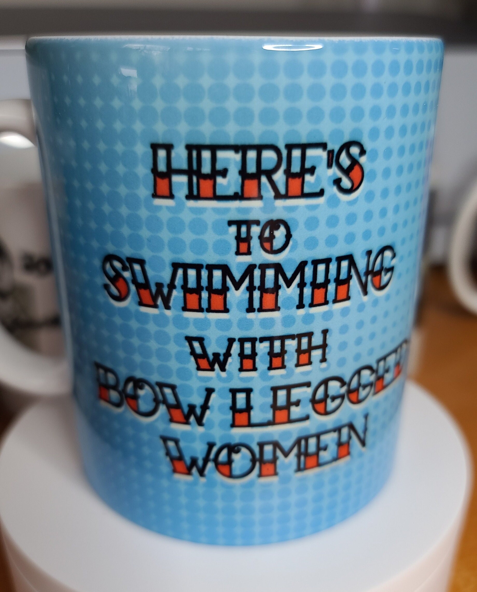 Jaws Quint here's to Swimming With Bow Legged Women 11 Oz Ceramic Mug ...