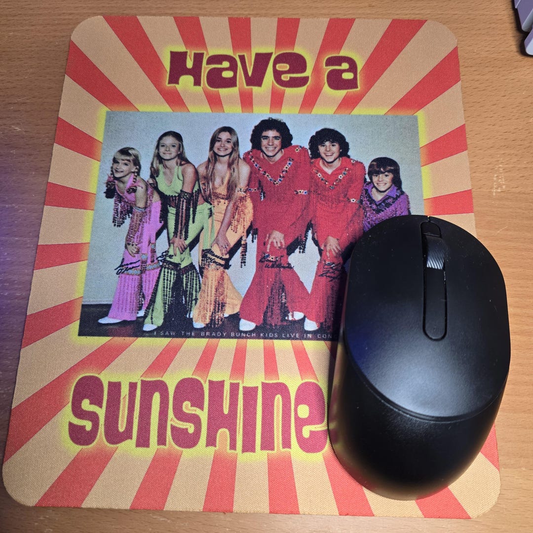 The Brady Bunch "have a Sunshine Day" Classic 70s TV Mouse Pad - Etsy
