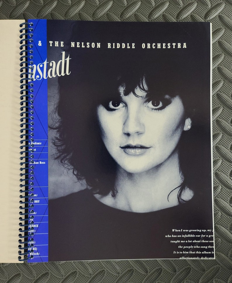Linda Ronstadt and the Nelson Riddle Band what's New Handmade Vintage ...