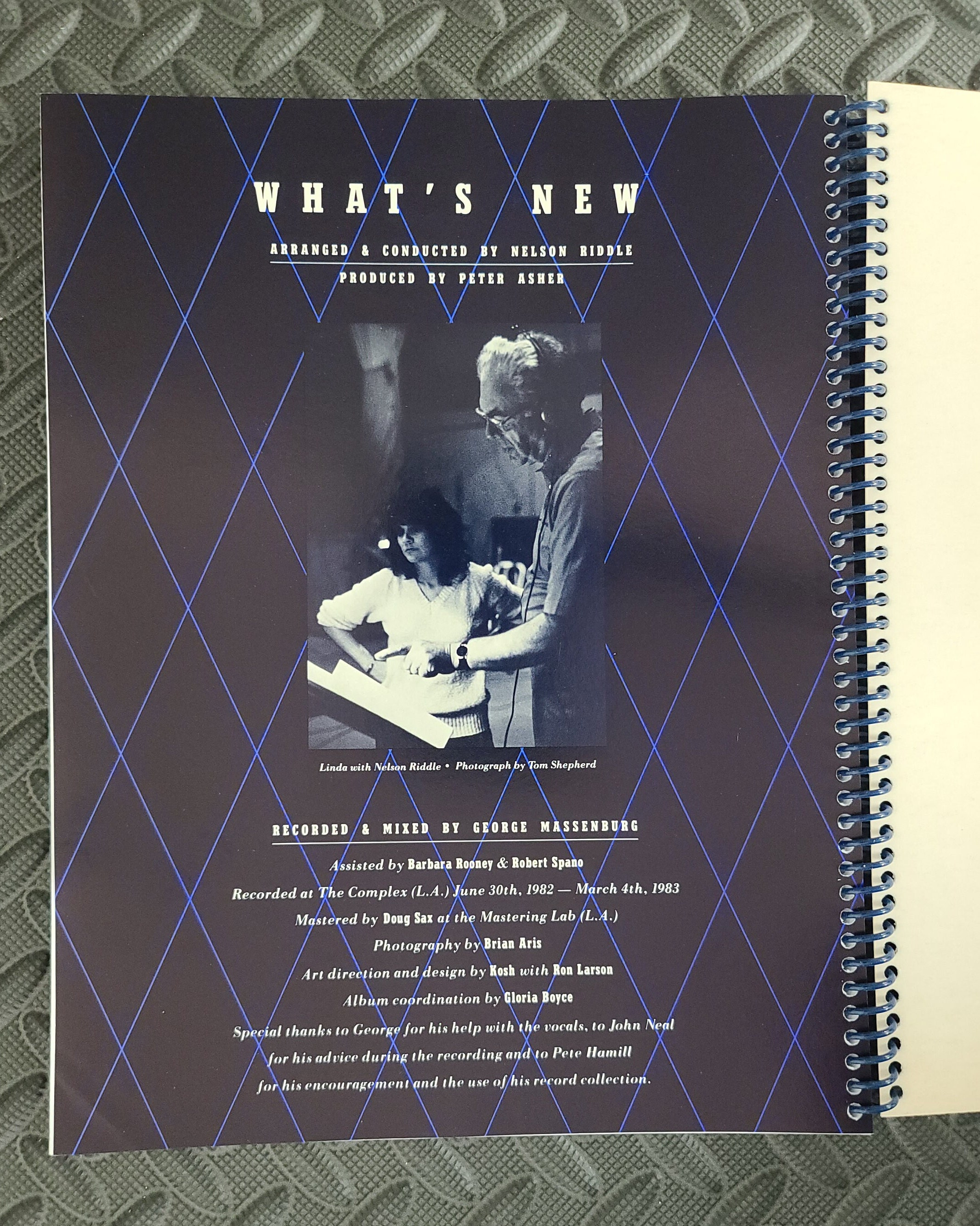 Linda Ronstadt and the Nelson Riddle Band what's New Handmade Vintage ...