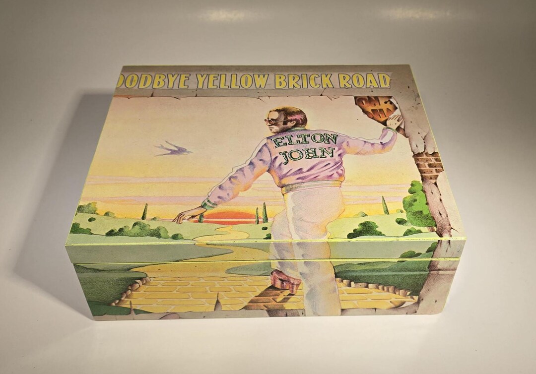 Elton John goodbye Yellow Brick Road Snipnipzap Roxbox Recycled Vintage ...
