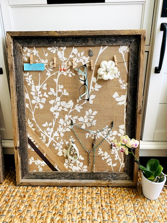 Office Home & Living wood bulletin board memory board 20x24 Rustic ...