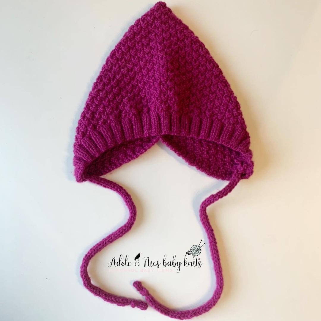Hand Knitted Pixie Hat: Baby to Age 2 - Etsy