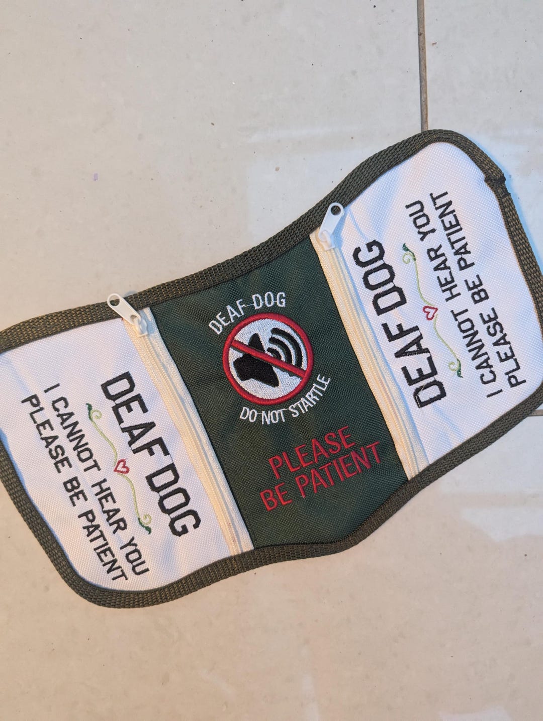 Deaf Dog Vest/ Cape Please Be Patient - Etsy