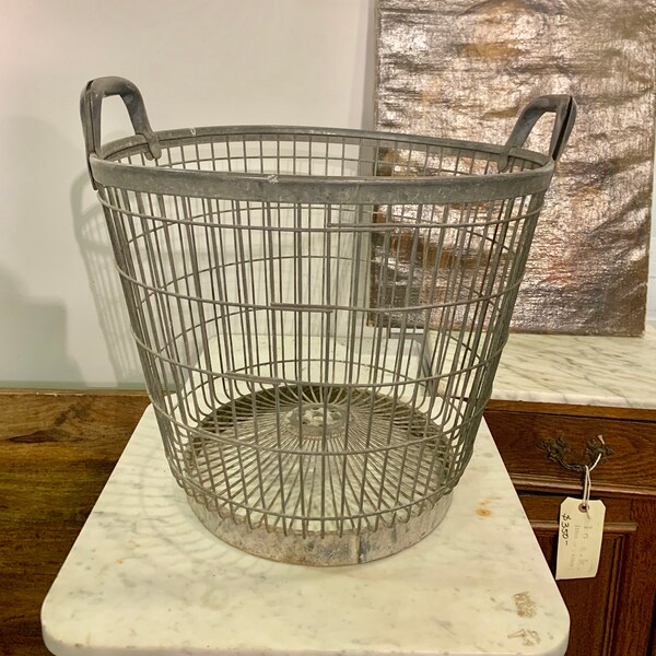 Vintage Wire Basket - Etsy