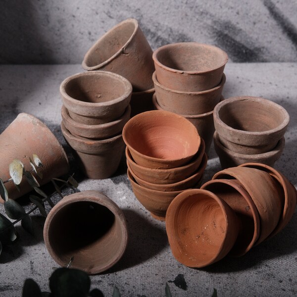 Rustic Pots - Etsy