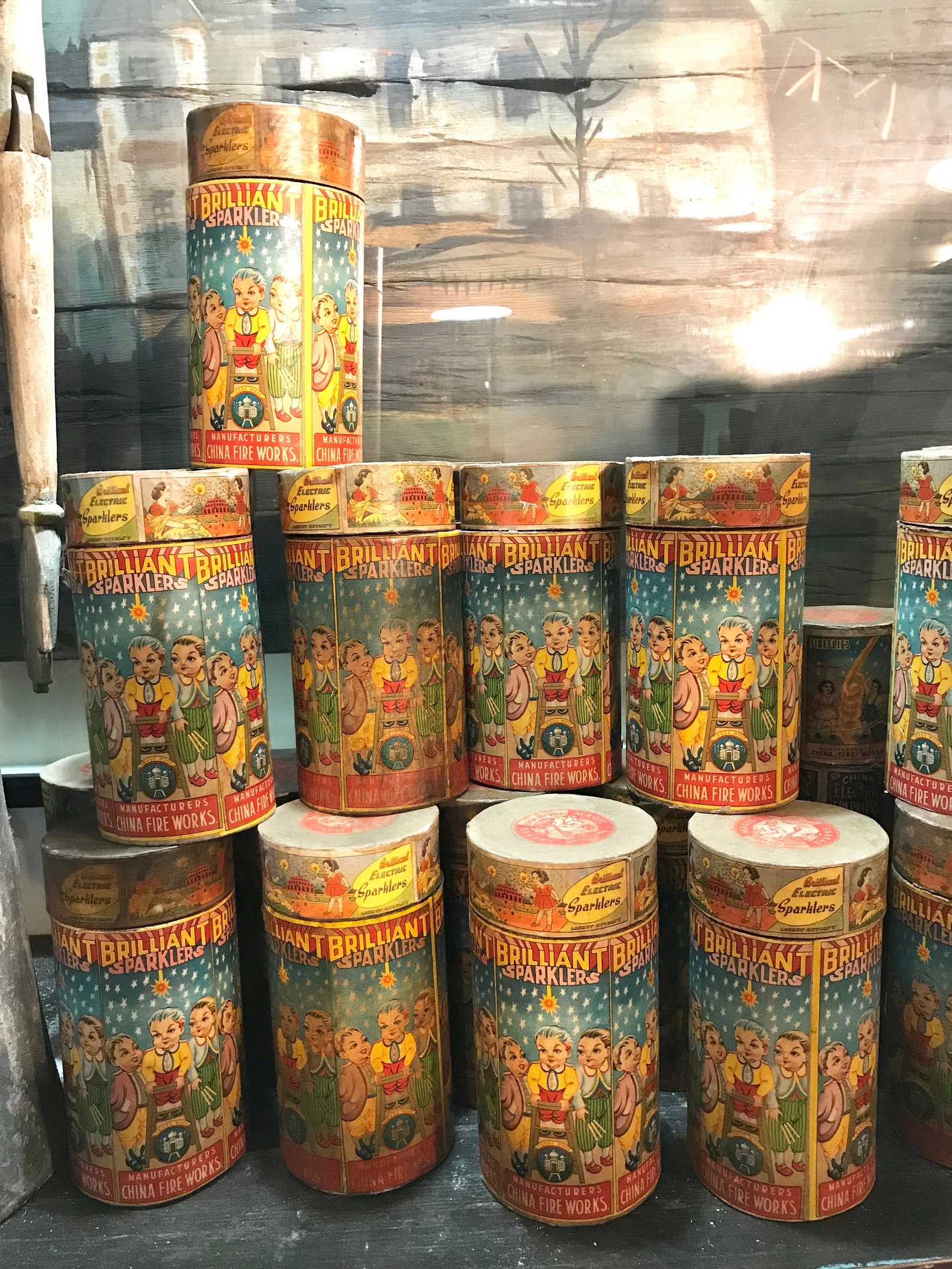 Vintage Sparkler Box Retro Firework Container Table Decor | Etsy