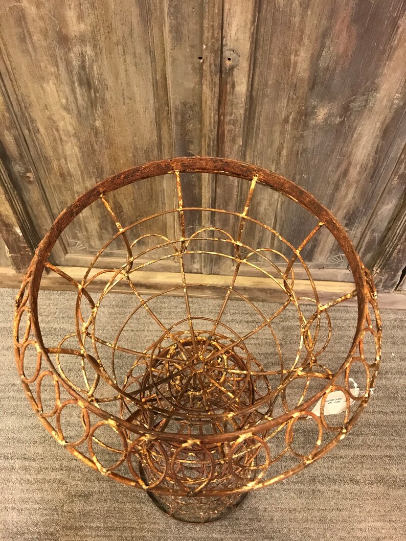 Vintage Style Wire Urn Planter Rustic French Urn | Etsy