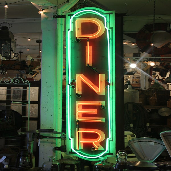 Vintage Diner Sign - Etsy
