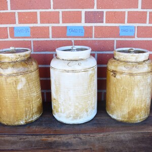 Vintage Ceramic Pickle Pot, Rustic Farmhouse Honey Container - Etsy