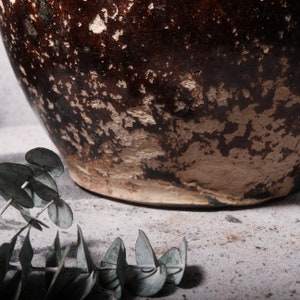 Antique Earthenware Jar | Handmade Tapayan | Stonewear | Asian Martaban ...