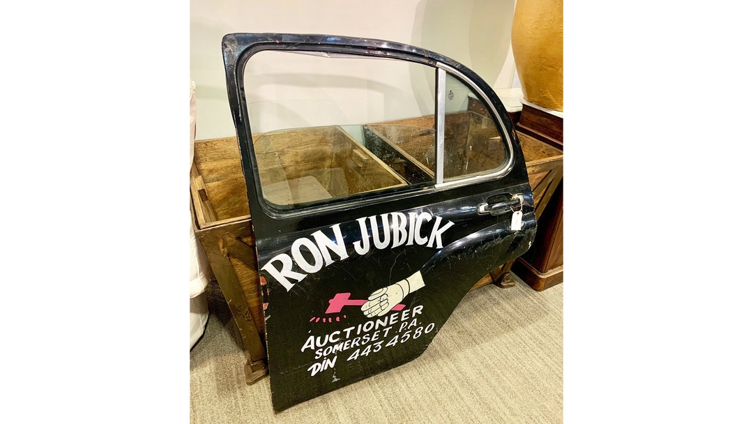 Rustic Ron Jubick Car Door Quirky Wall Art Vintage Shabby - Etsy