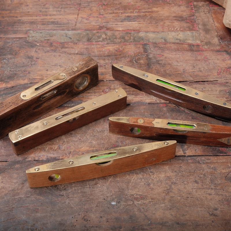 Antique Wooden Level Tool - Etsy