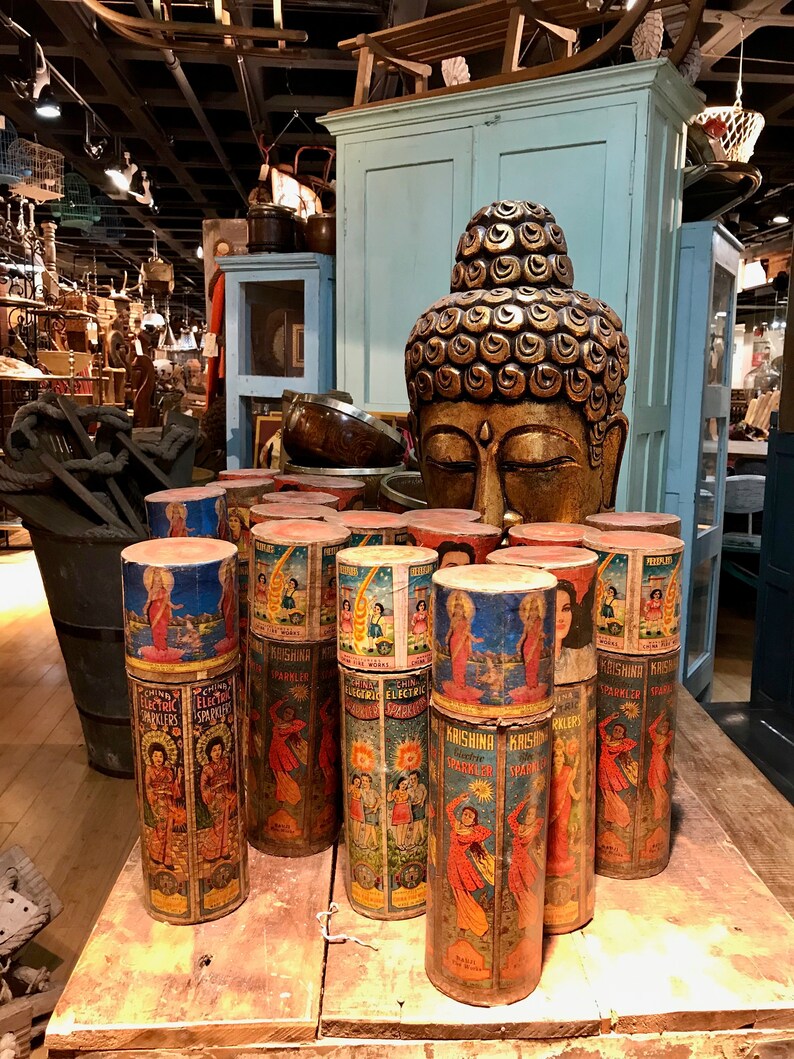 Vintage Sparkler Box, Retro Firework Container Decor - Etsy