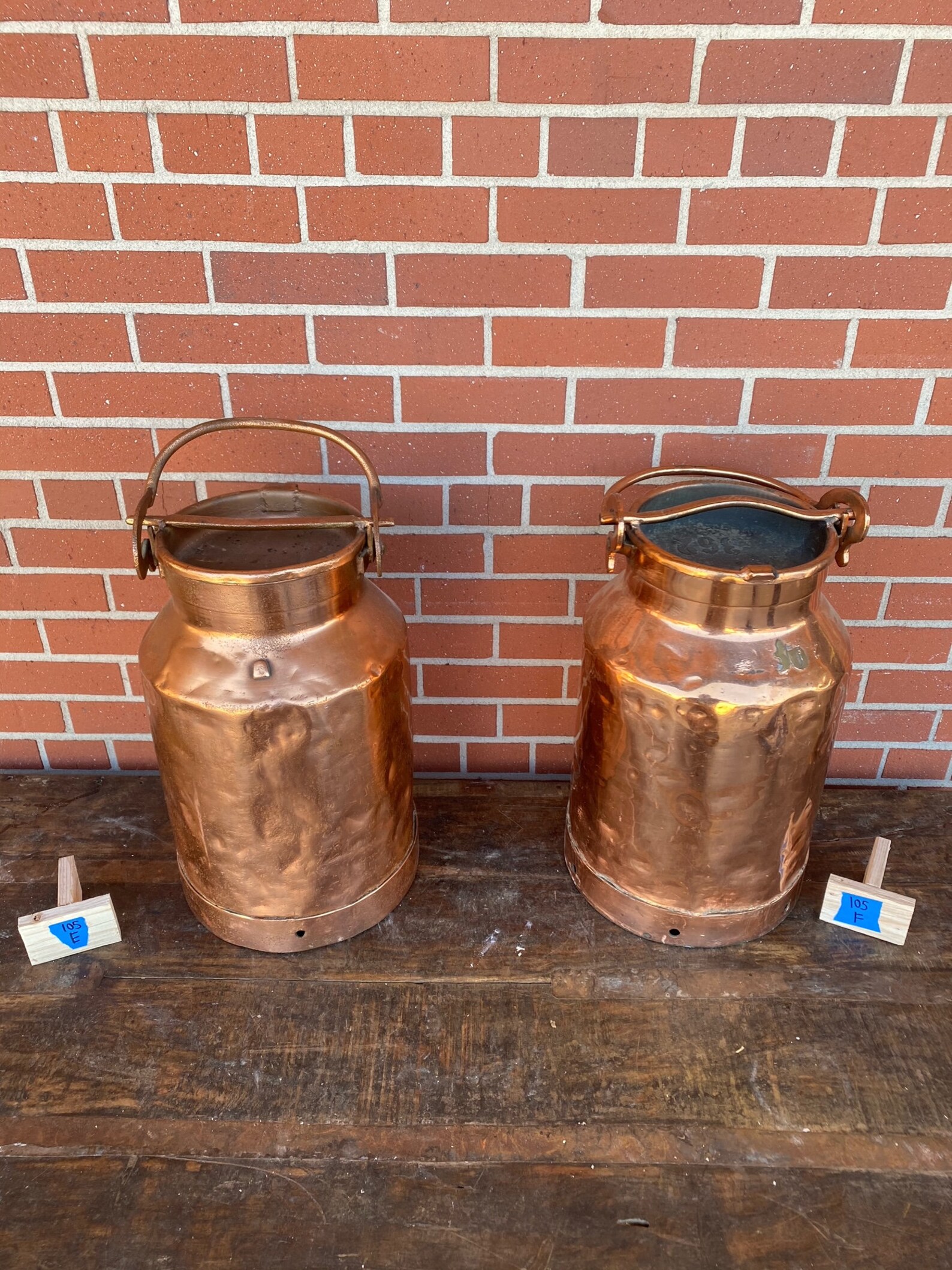 Vintage Copper Milk Can Primitive Rustic Country Decor Patio - Etsy