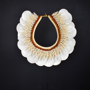 Tribal Shell Necklace | Boho Wall Decor | Seashell Decorative Necklace ...