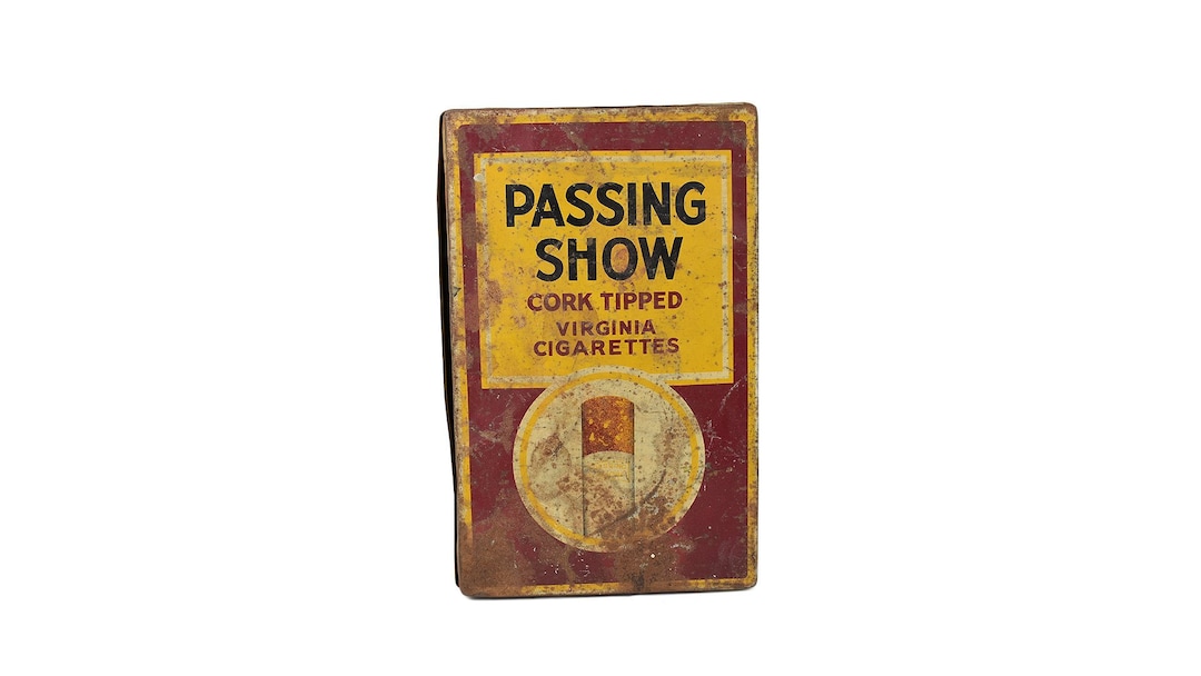 1930's Vintage Metal Passing Show Cigarette Box - Etsy