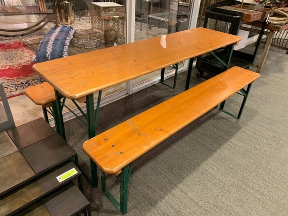 10 Sets of German Beer Garden Table and Bench Authentic Bier | Etsy