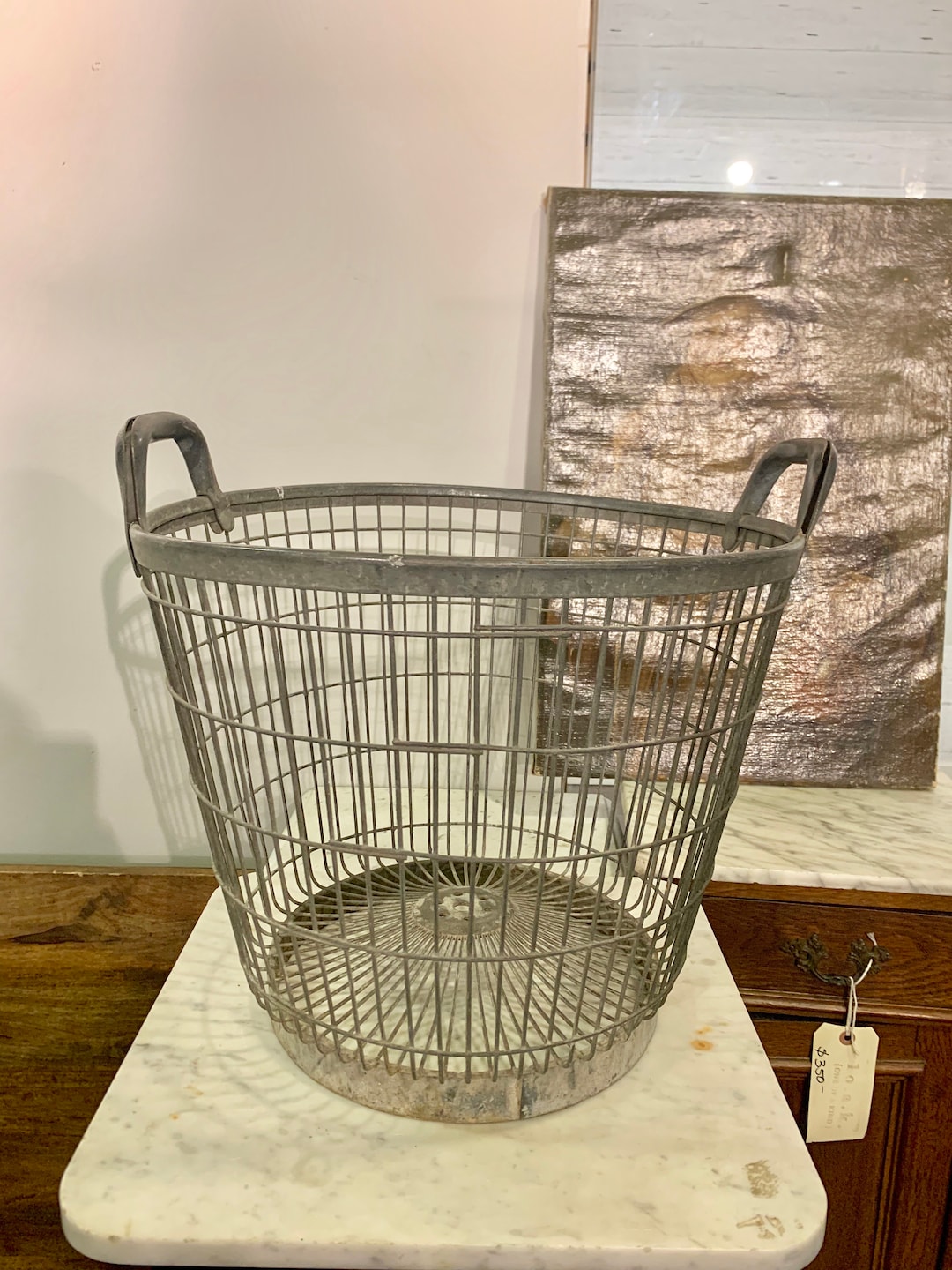 Vintage Potato Basket| Rustic Wire Storage Basket - Etsy