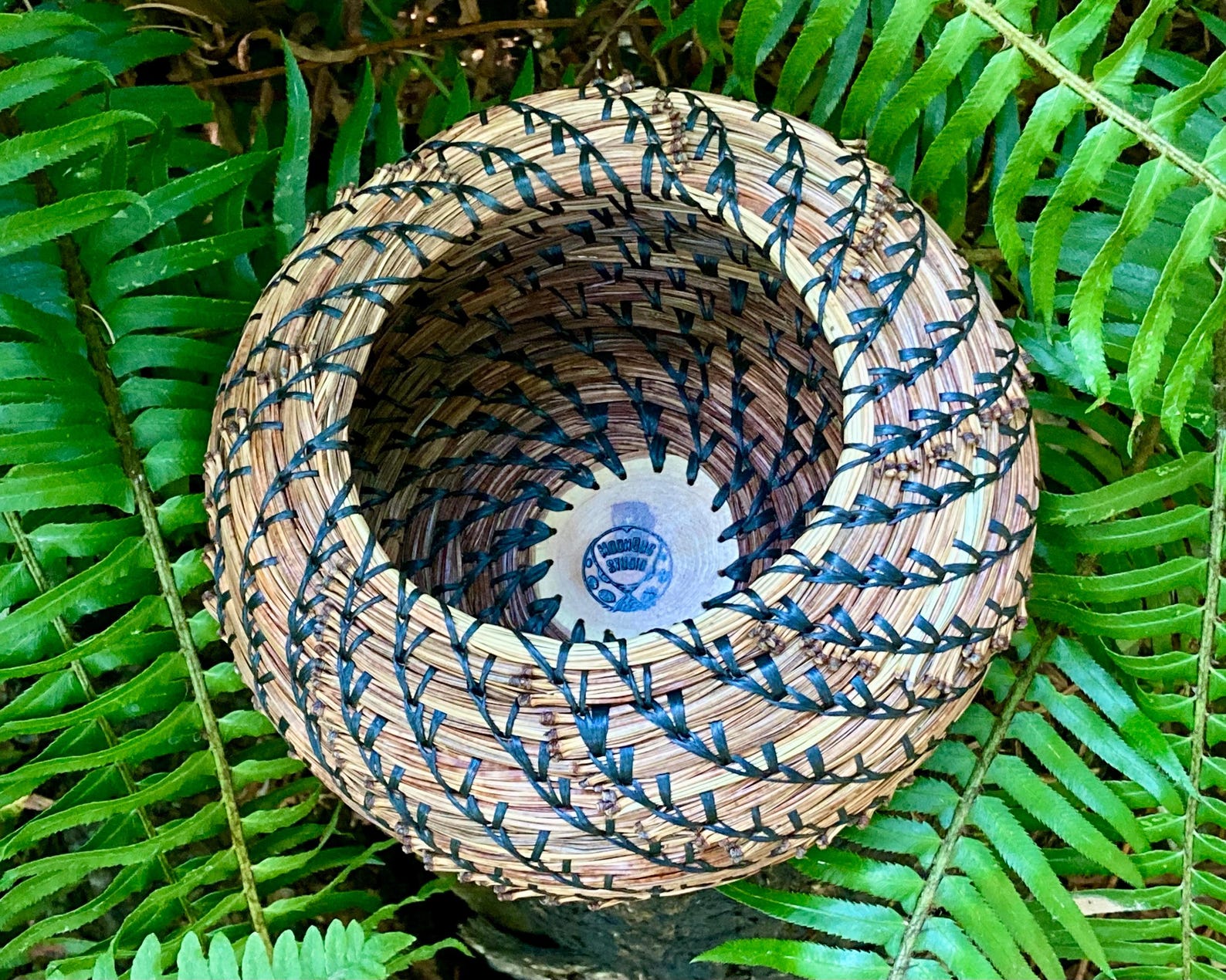 Sugar Pine-needle Basket, Sweet Gem Gift, Tiny Needles, Coiled Basket ...