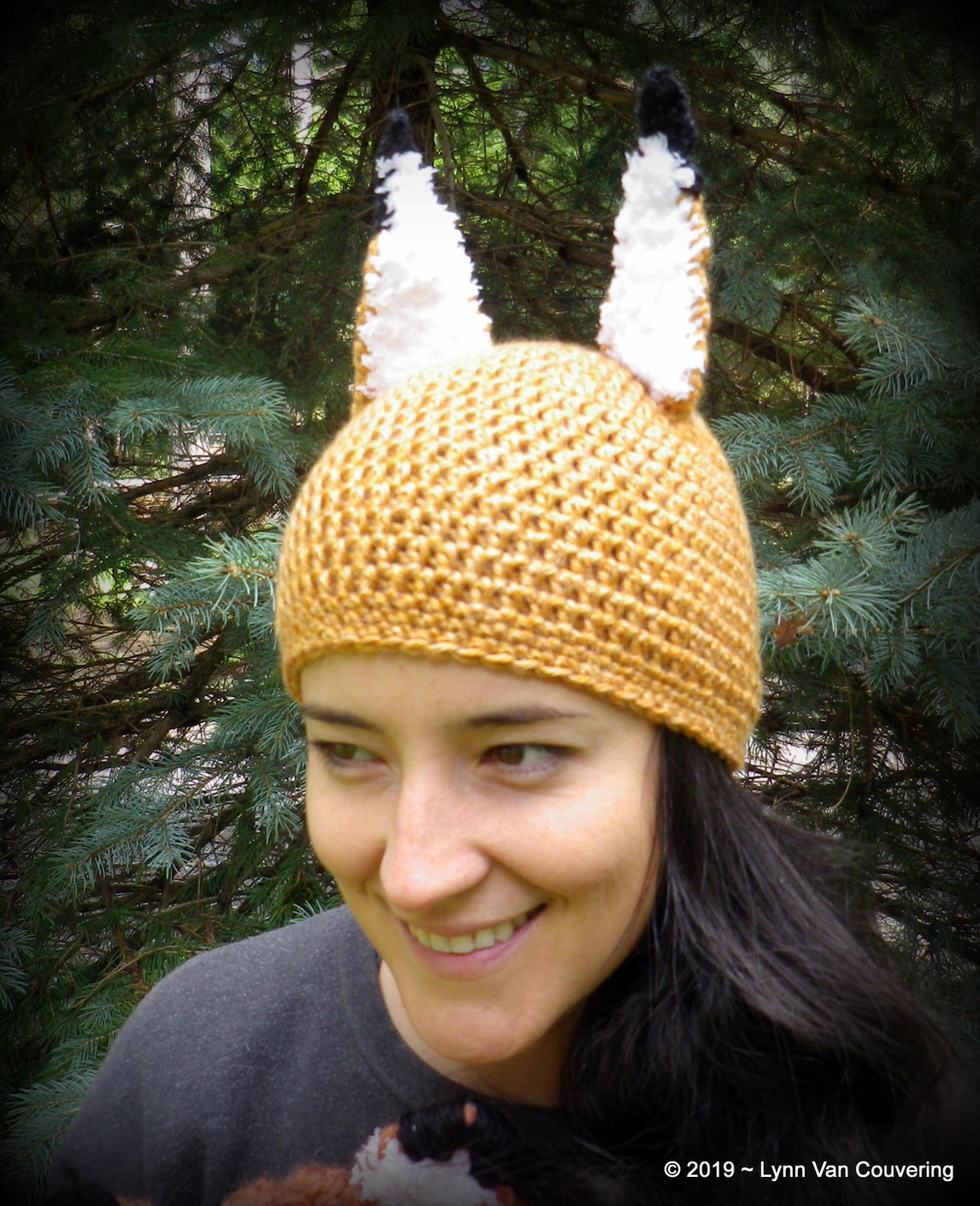 Halloween Fox Hat Fox Hat With Ears Long-eared Fox Hat - Etsy