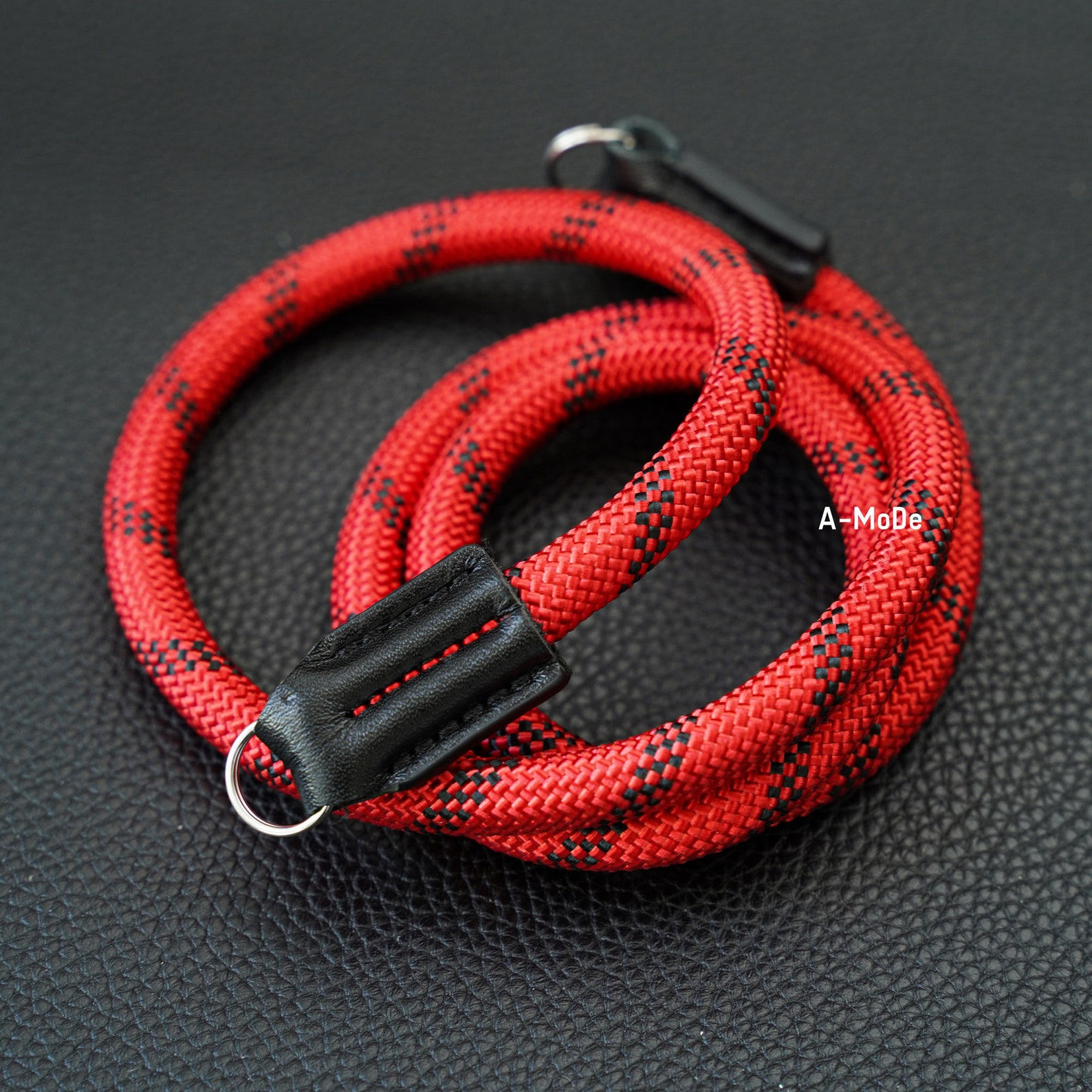 Rope Camera Strap Handmade Red/black 9mm CSC - Etsy