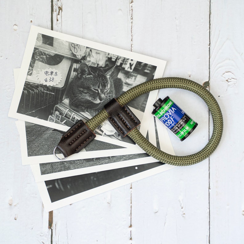 Camera Wrist Strap Handmade Army Green Rope Camera Strap CWS - Etsy