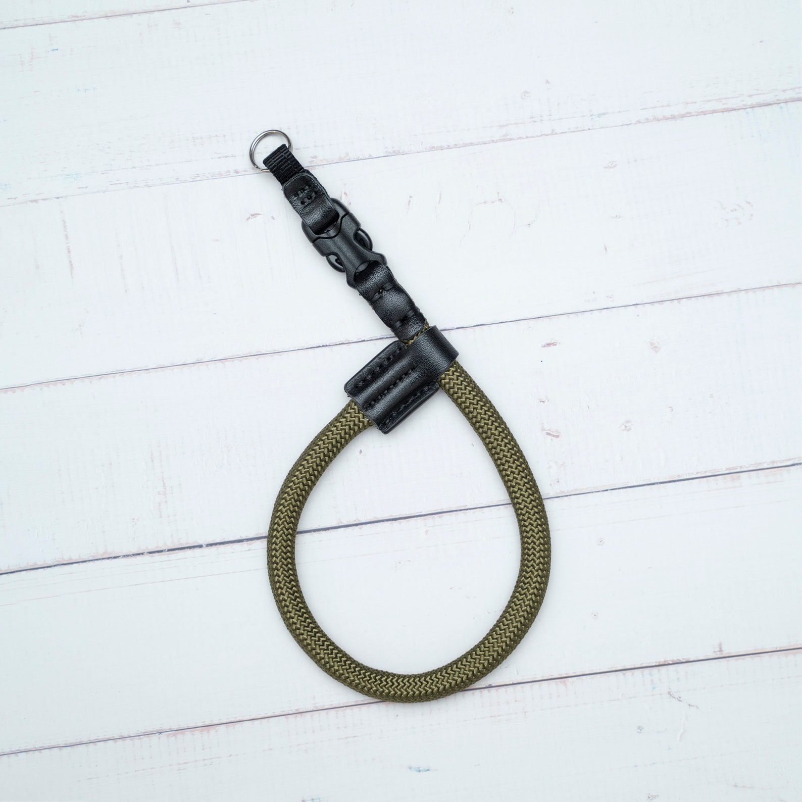 Handmade Quick Release Leather 9mm Army Green Rope Camera - Etsy