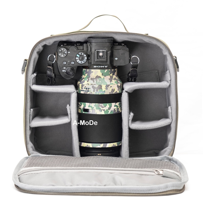 Camera Bag Backpack Photo Insert Padded Fjallrave for Army - Etsy