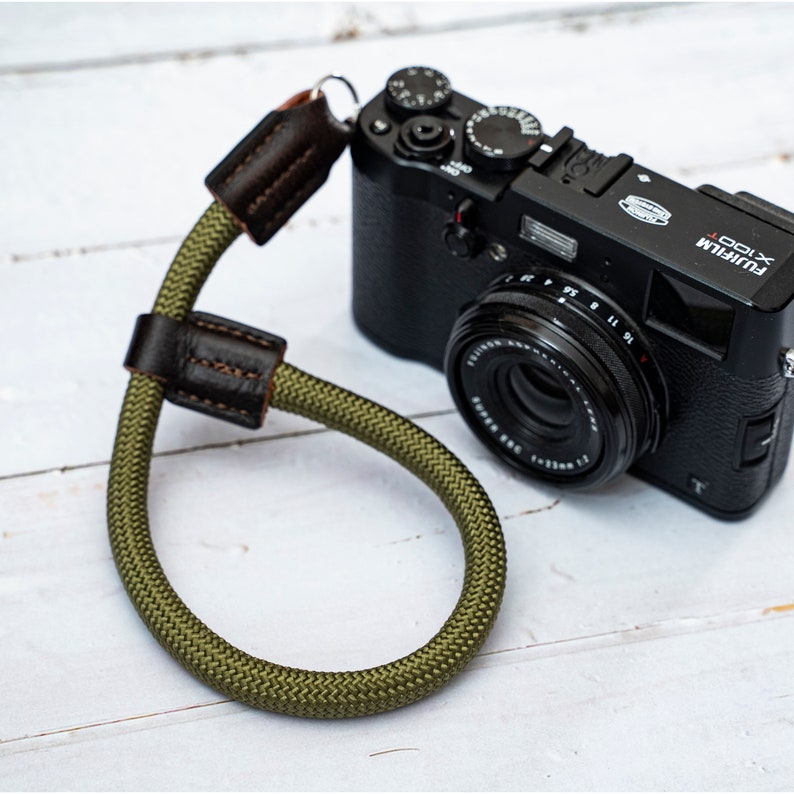 Camera Wrist Strap Handmade Army Green Rope Camera Strap CWS - Etsy
