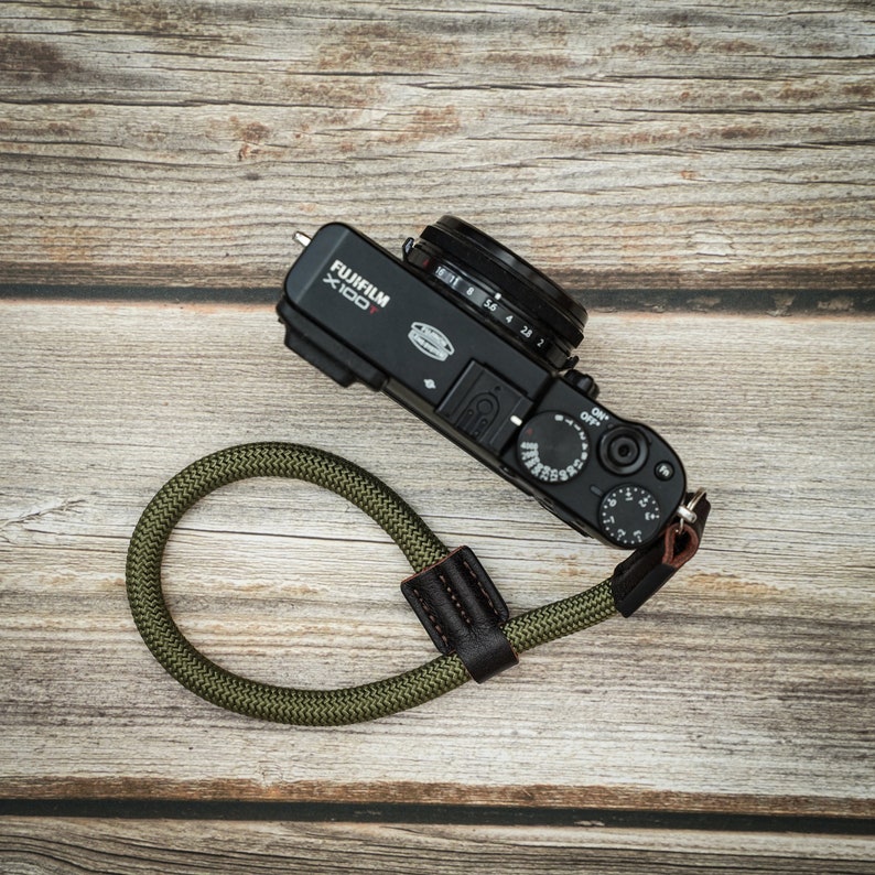 Camera Wrist Strap Handmade Army Green Rope Camera Strap CWS - Etsy