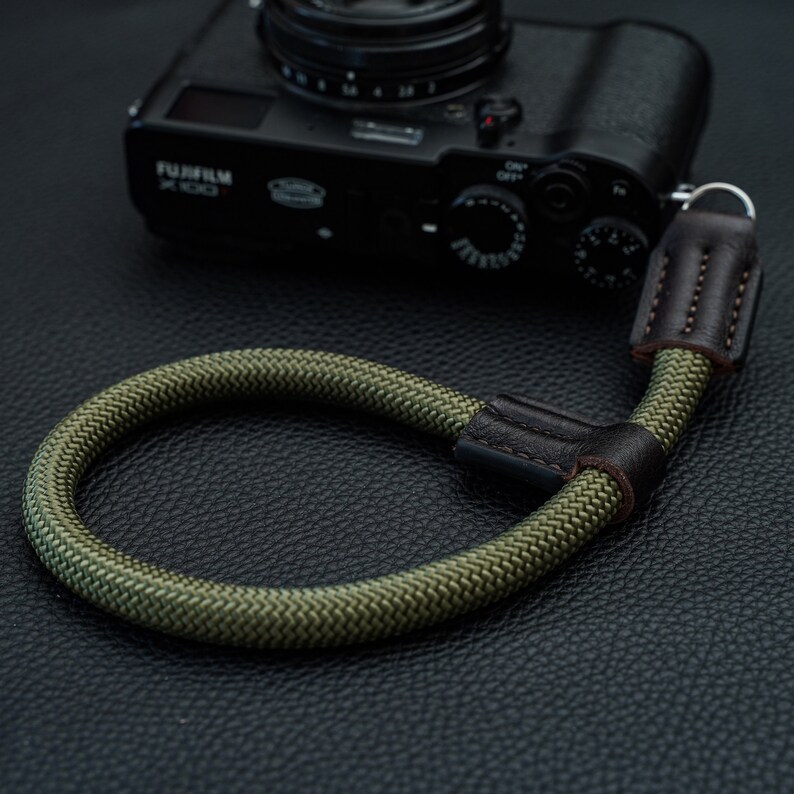 Camera Wrist Strap Handmade Army Green Rope Camera Strap CWS - Etsy