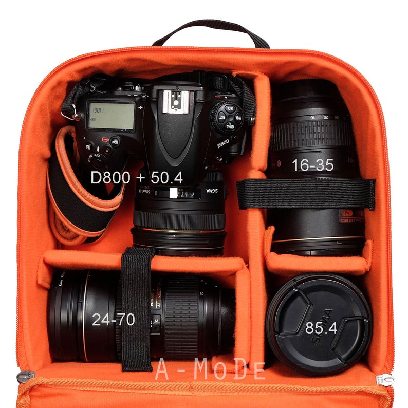 Photo Camera Insert Bag for Backpack Medium no Backpack - Etsy