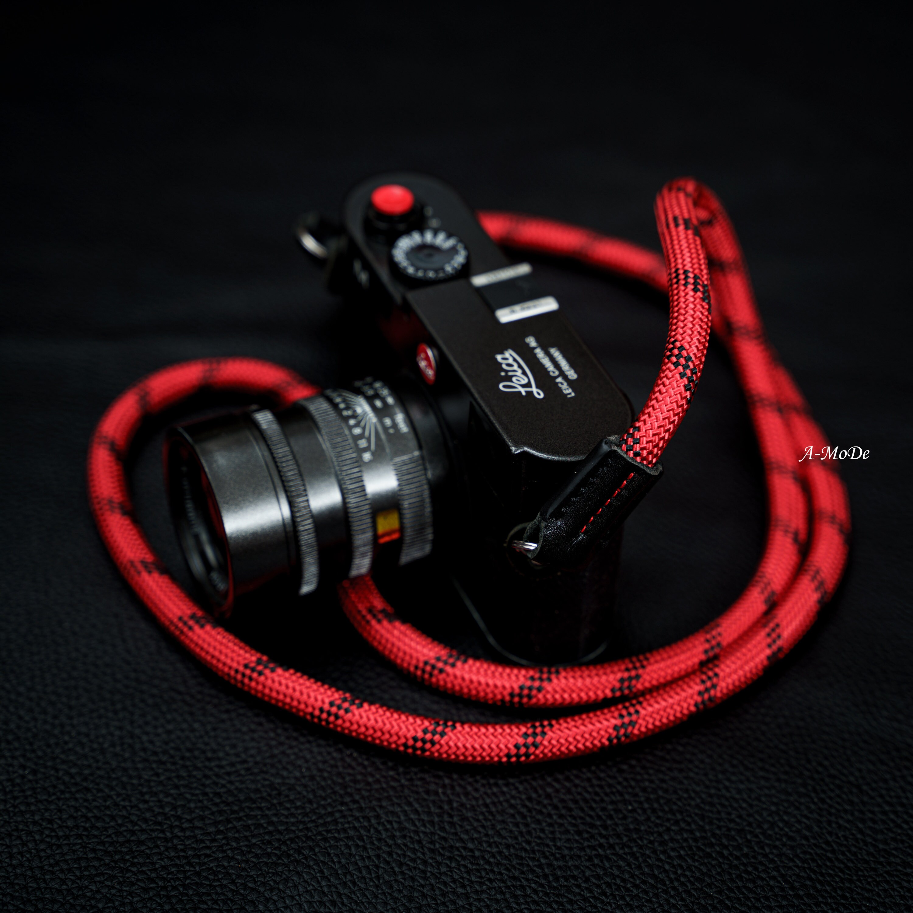 Rope Camera Strap Handmade Red/black 9mm CSC - Etsy