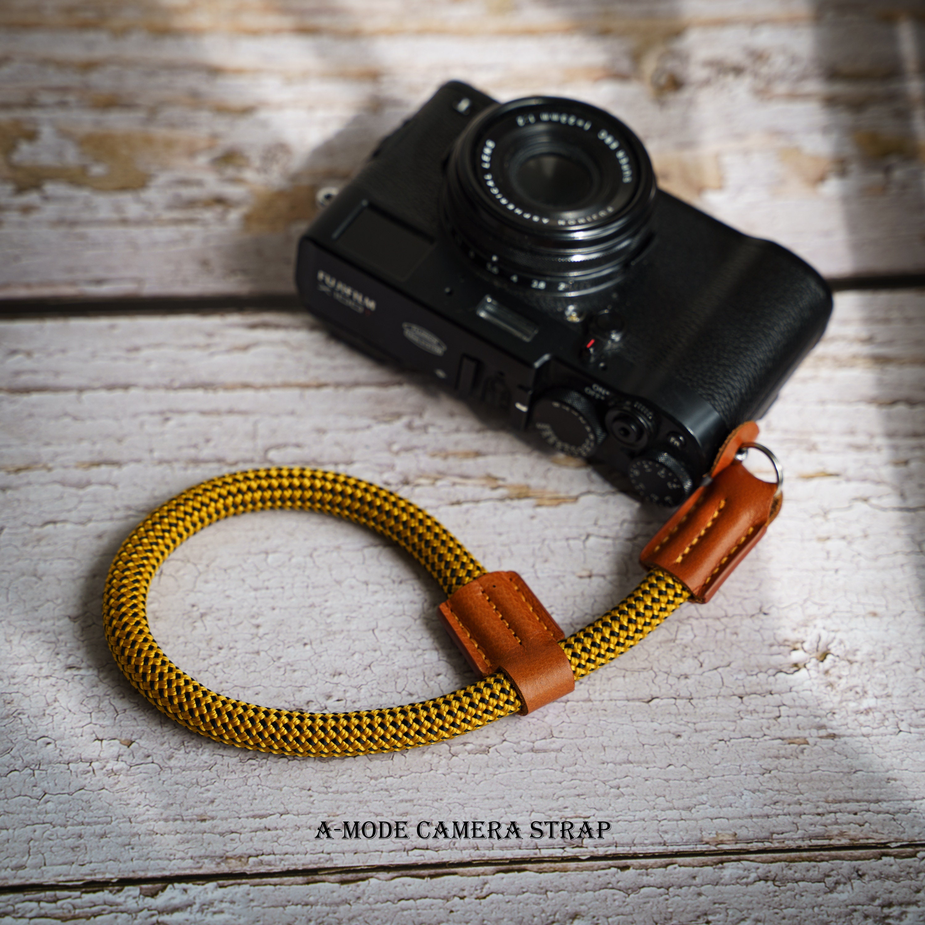 Leather Camera Wrist Strap Handmade 9mm Rope Camera Strap | Etsy
