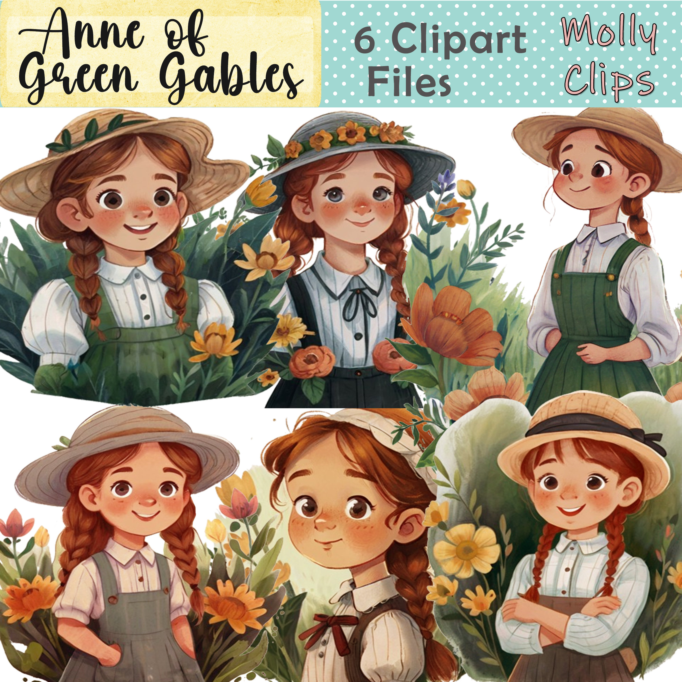 Anne of Green Gables Clipart, Anne of Green Gables Graphics, Clipart ...