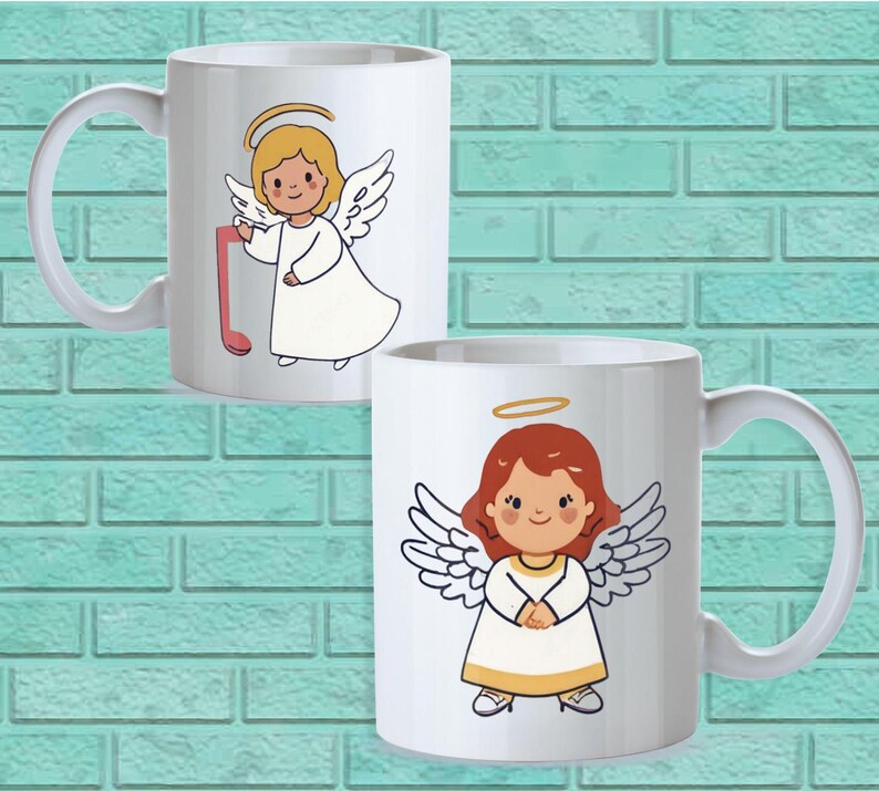 Angel Doodle Clipart, Angel Clipart, Religious Clipart, Digital ...