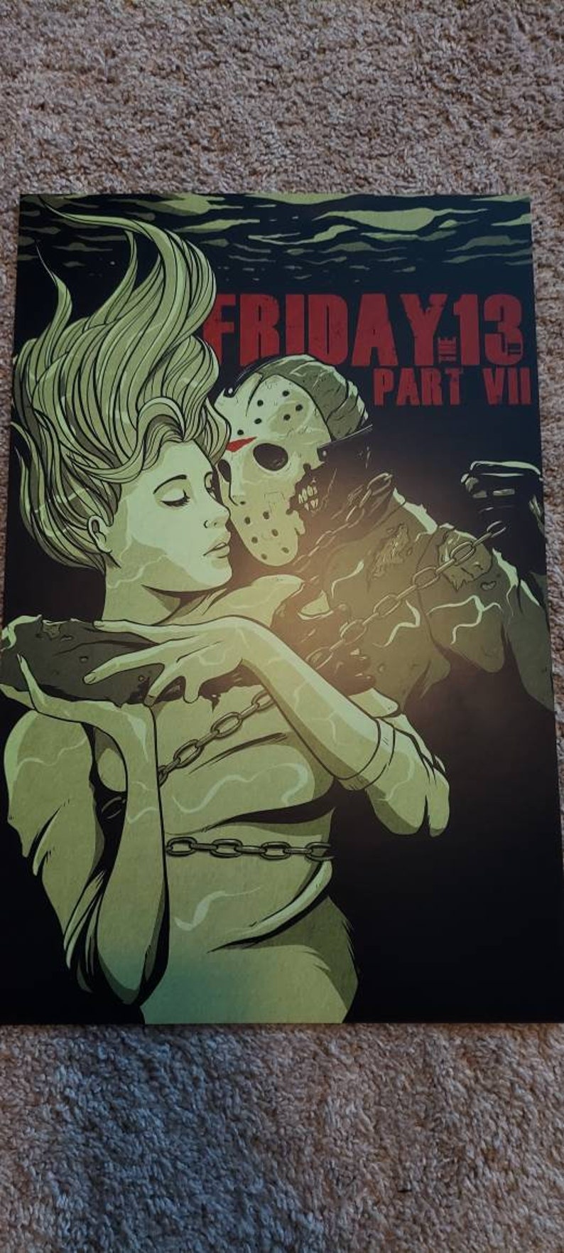 FRIDAY THE 13TH VII Jason Voorhees Poster Print - Etsy