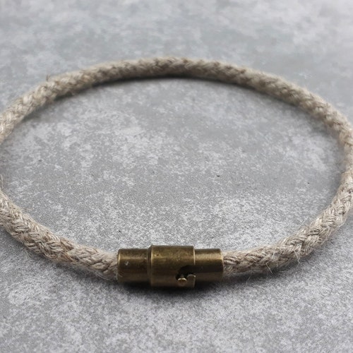 Hemp Rope Bracelet - Etsy