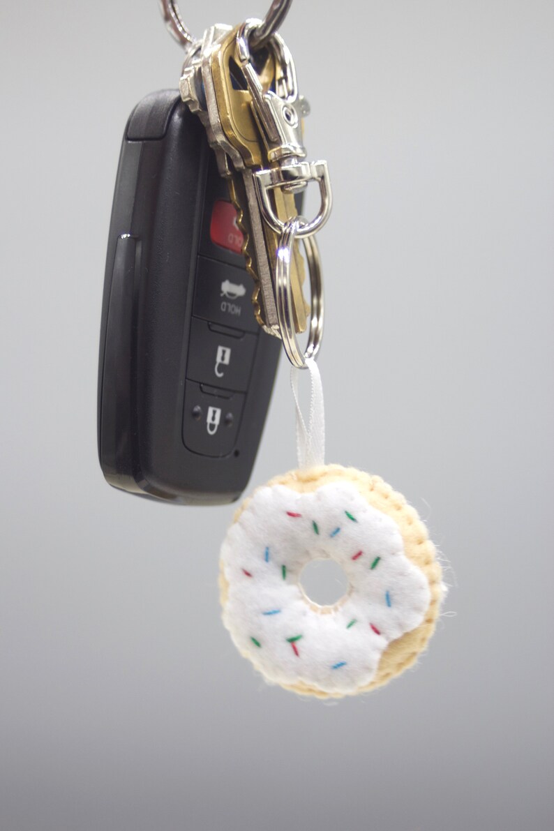 Ring Donut With Sprinkles - Mini Felt Sewing Donut – Accessory ...