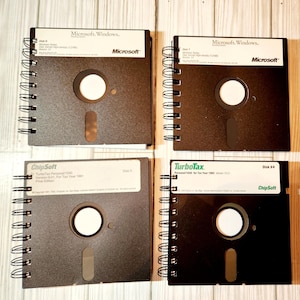 5.25" Floppy Disk Notebook Memo Pad - Office and Tax Programs - Etsy