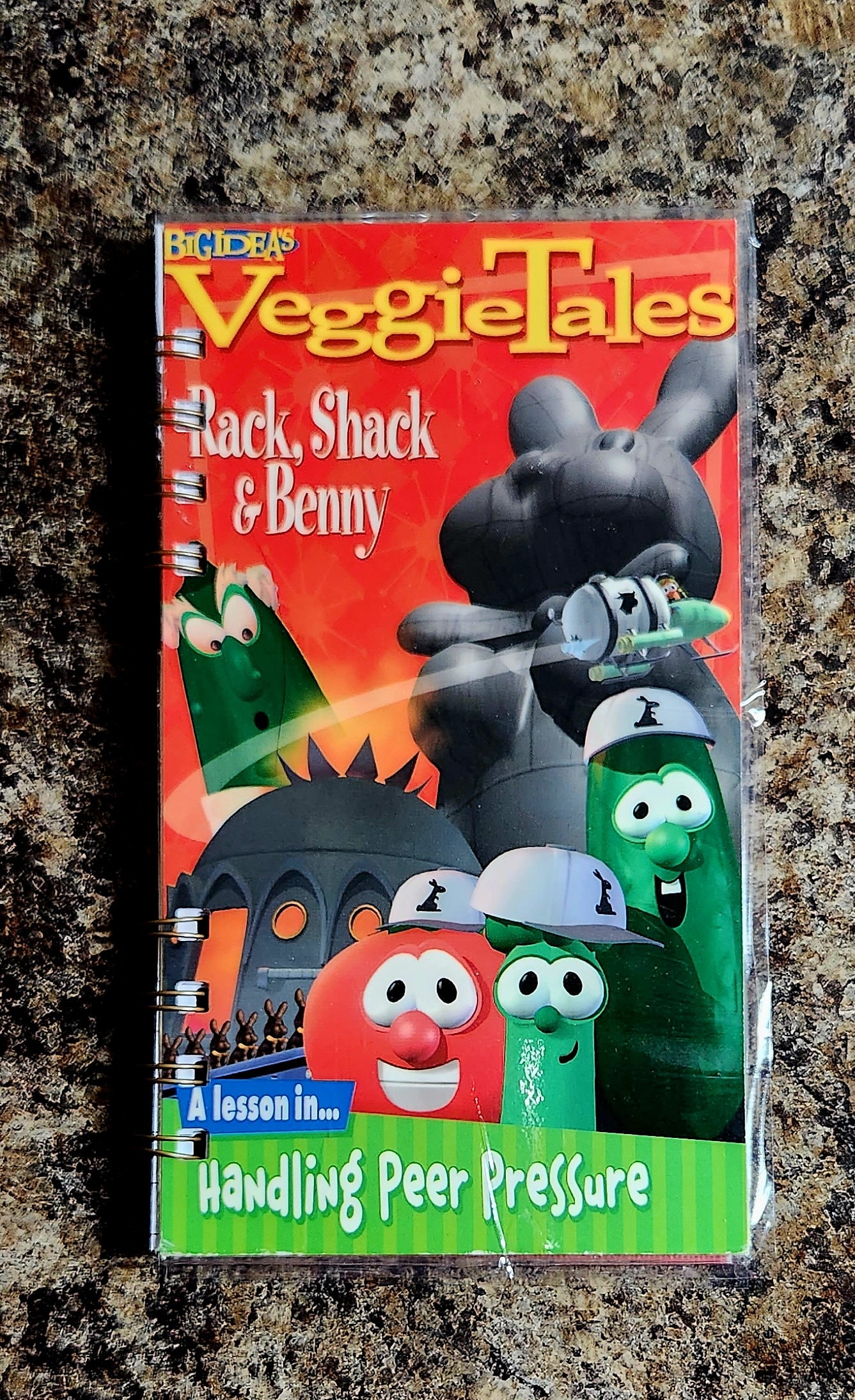 Veggie Tales Notebook Journal Rack Shack & Benny a Lesson - Etsy