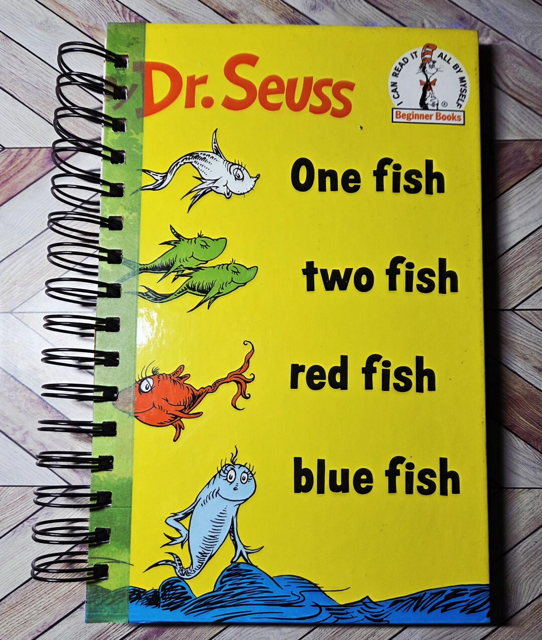 Dr Seuss "one Fish Two Fish" Children's Book Notebook Journal - Etsy
