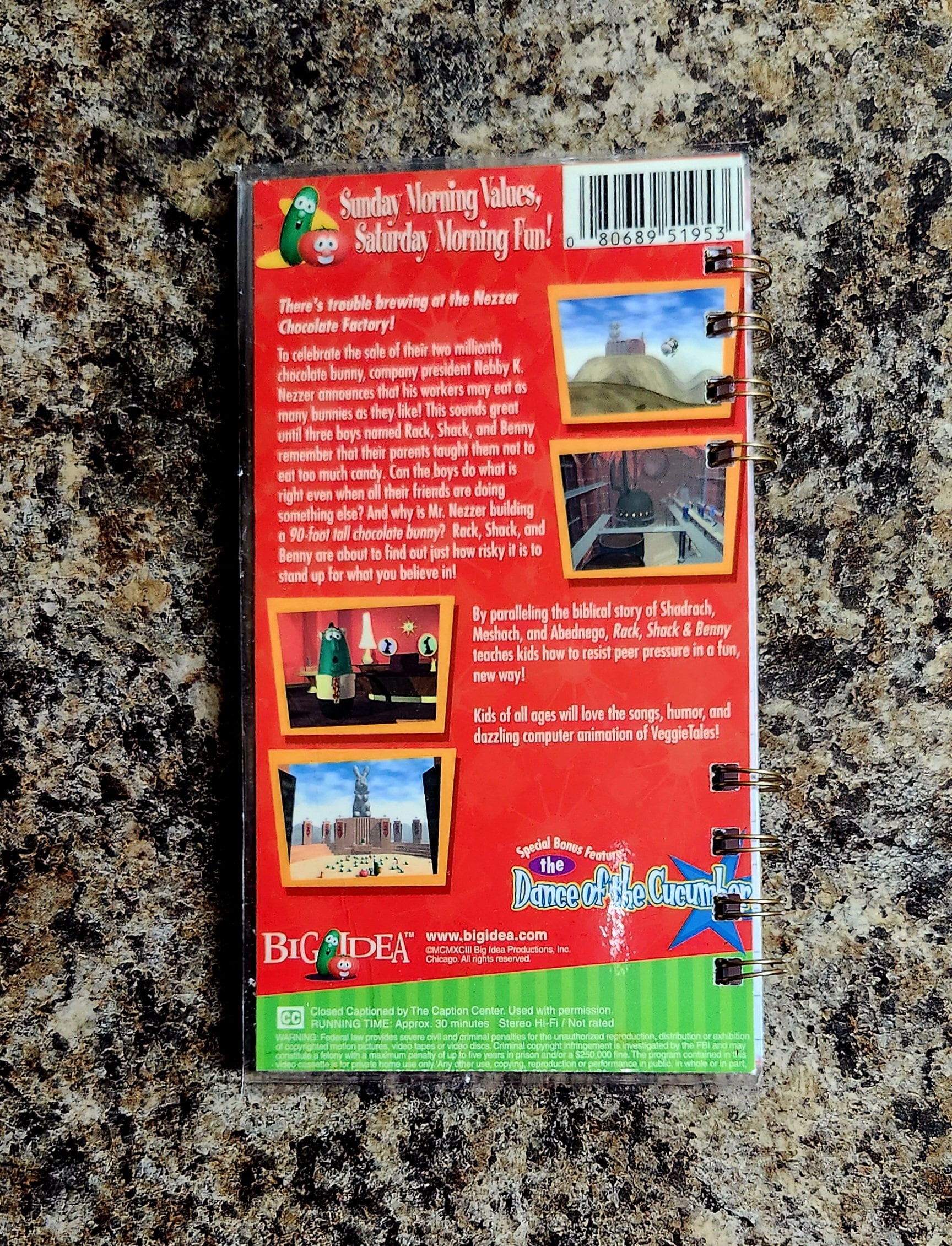 Veggietales Rack Shack And Benny Dvd