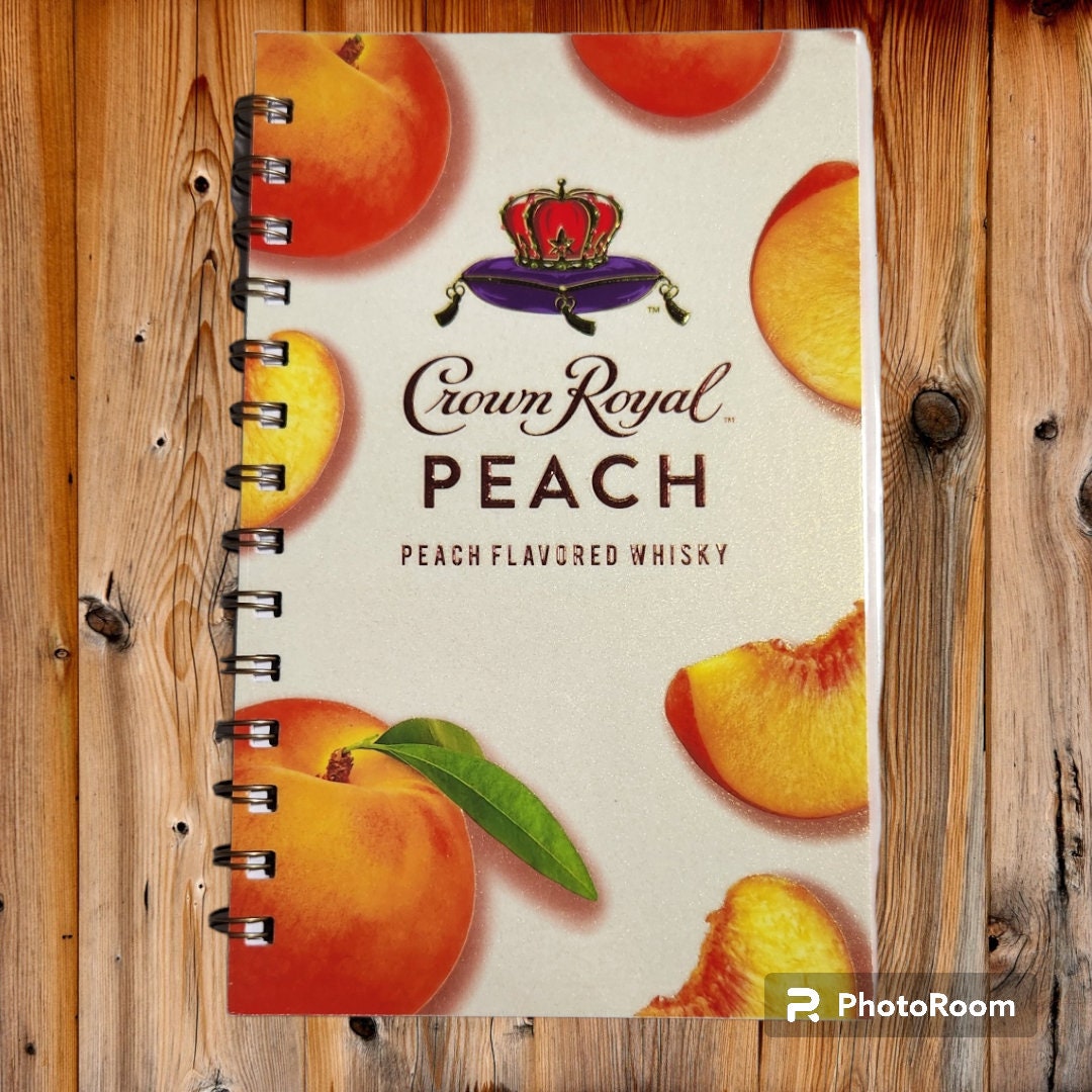 Crown Royal Peach Whiskey Notebook Memo Pad Journal - Etsy