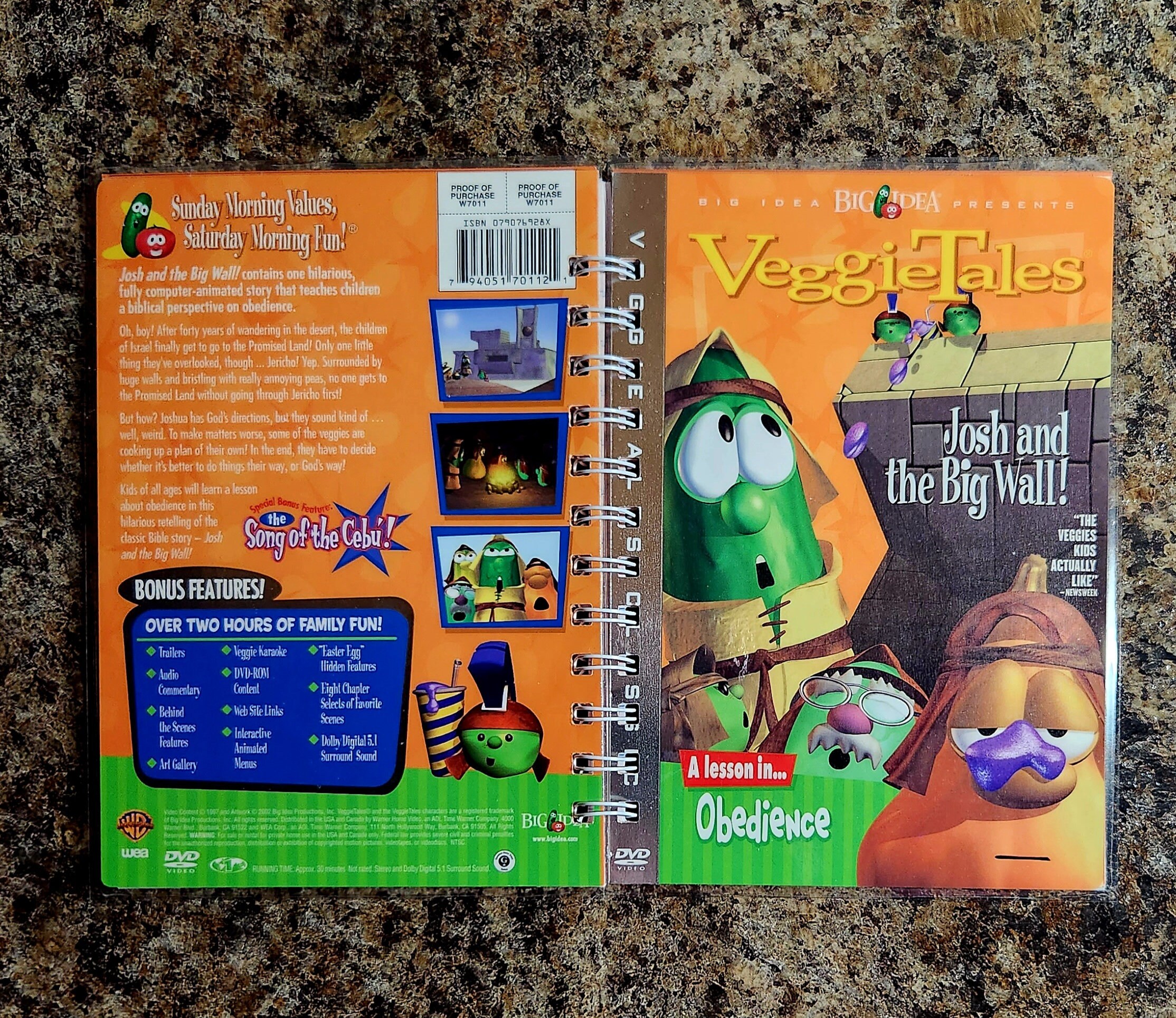 Veggietales Josh And The Big Wall 1999 Vhs