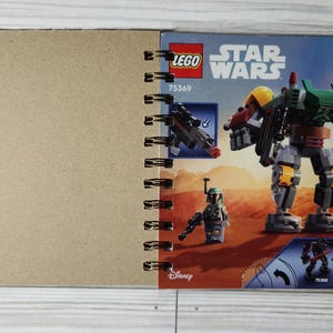Lego Star Wars Boba Fett Mech Mini Sketchbook Doodle Pad - Etsy